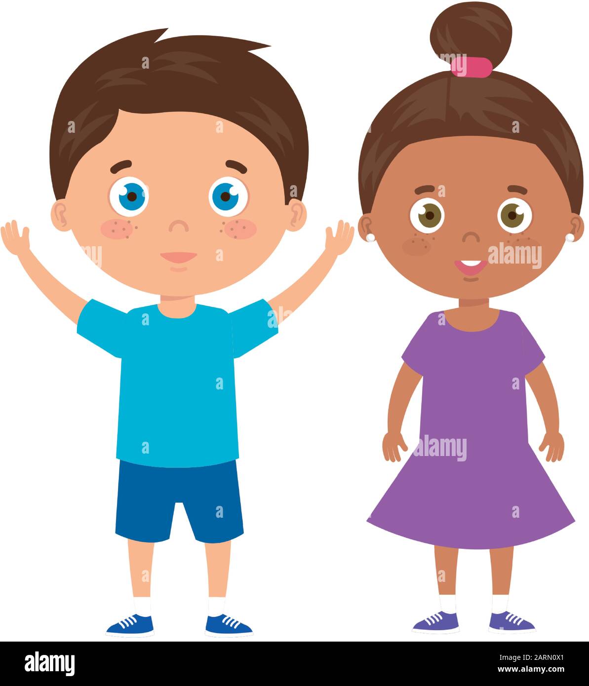 cute little children avatar character Stock Vector Image & Art - Alamy