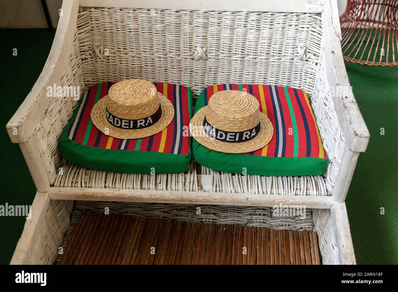 Camacha, Madeira, Portugal - April 19, 2018: Traditional Wicker Basket ...