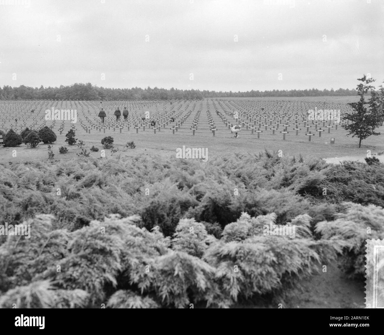 The german world war ii cemetery Black and White Stock Photos & Images ...