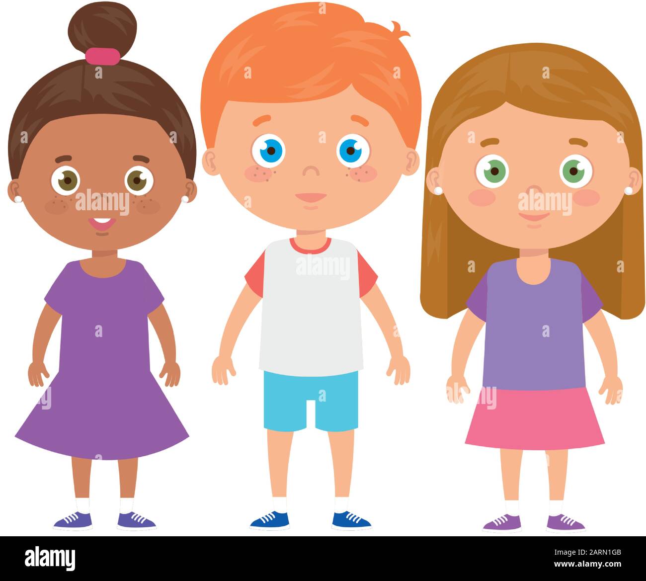 cute little children avatar character Stock Vector Image & Art - Alamy