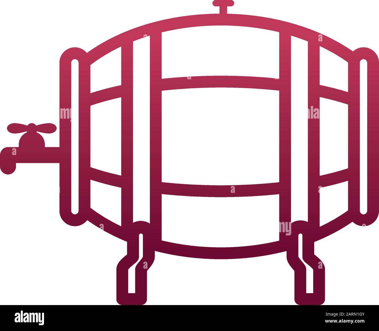 Isolated wine barrel vector design Stock Vector Image & Art - Alamy