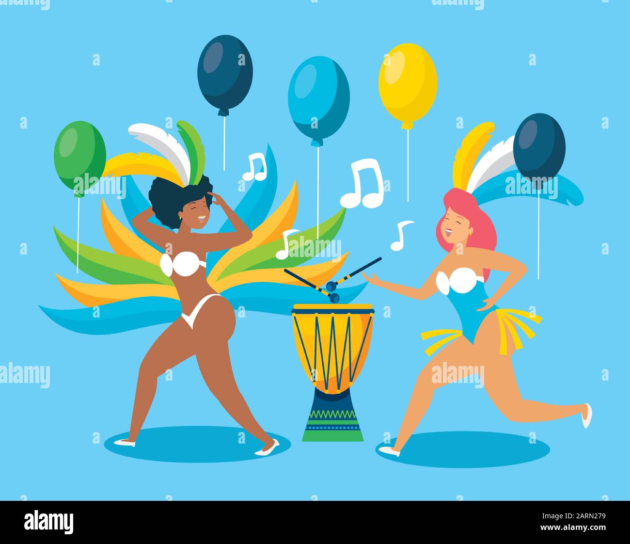 Rio carnival dancing drums hi-res stock photography and images - Alamy