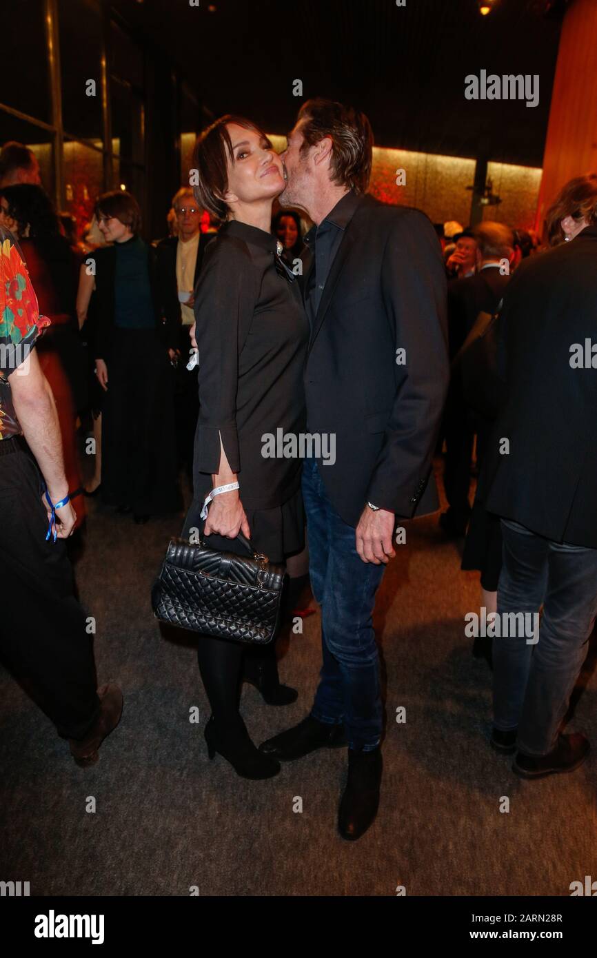 Berlin, Germany. 28th Jan, 2020. Anouschka Renzi and friend Marc ...