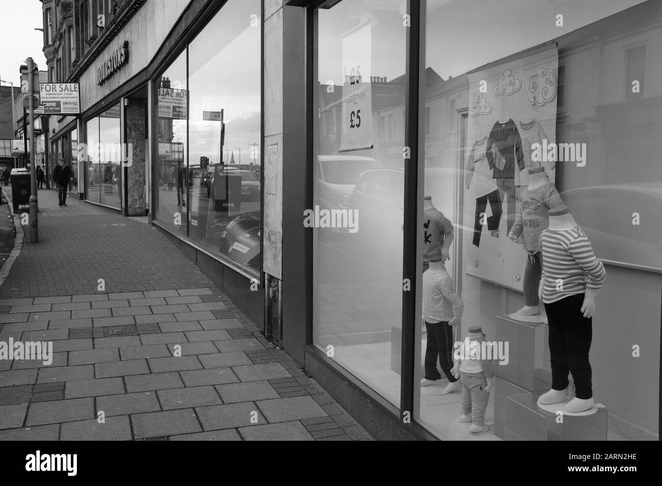 In centre high street Black and White Stock Photos & Images - Alamy