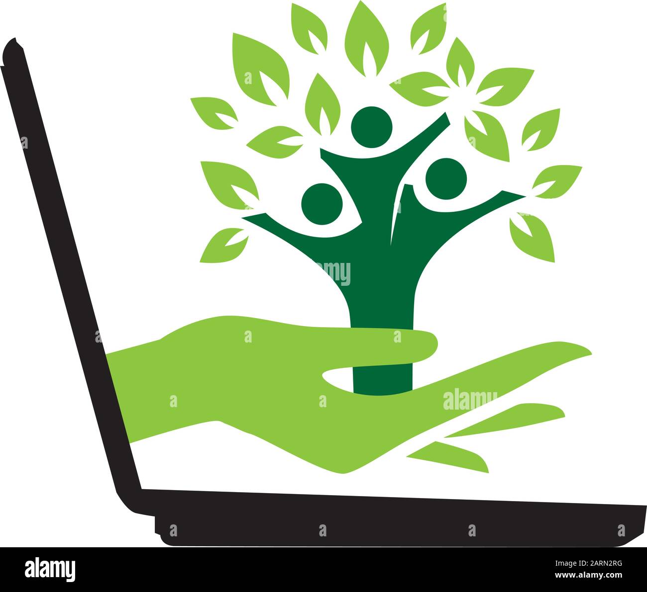 Kid laptop isolated not caucasian Cut Out Stock Images & Pictures - Alamy