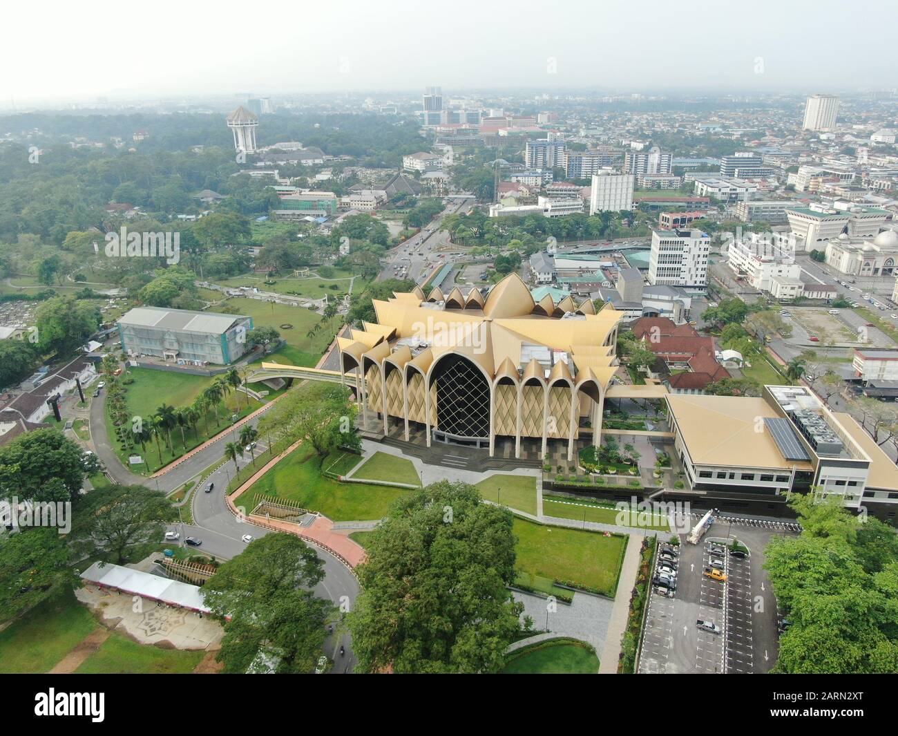 Kuching, Sarawak / Malaysia - November 8 2019: The buildings, landmarks ...
