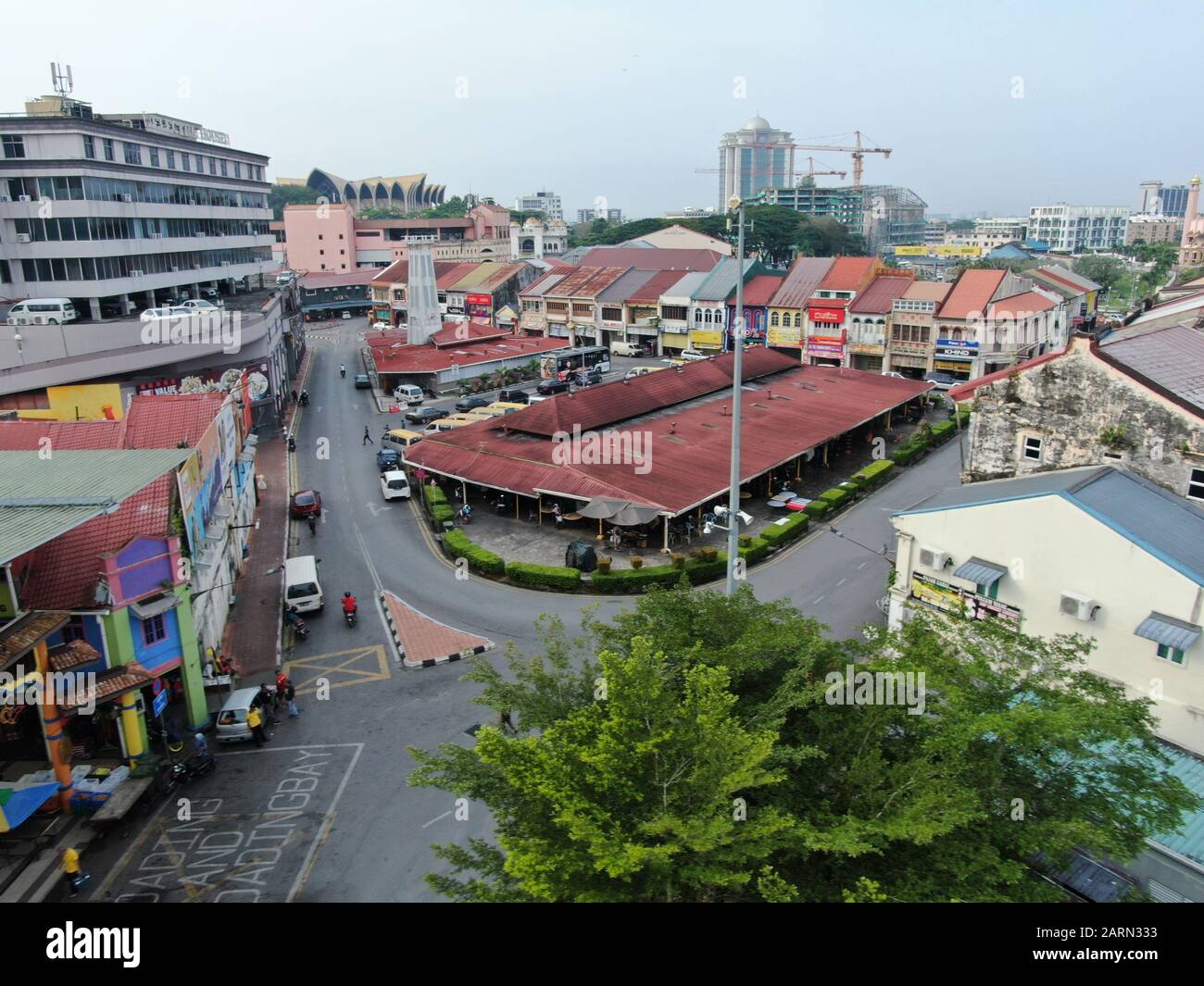 Kuching, Sarawak / Malaysia - November 8 2019: The buildings, landmarks ...
