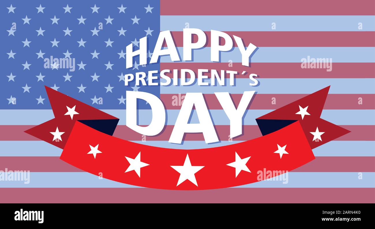 label happy president day, greeting card, United States of America ...