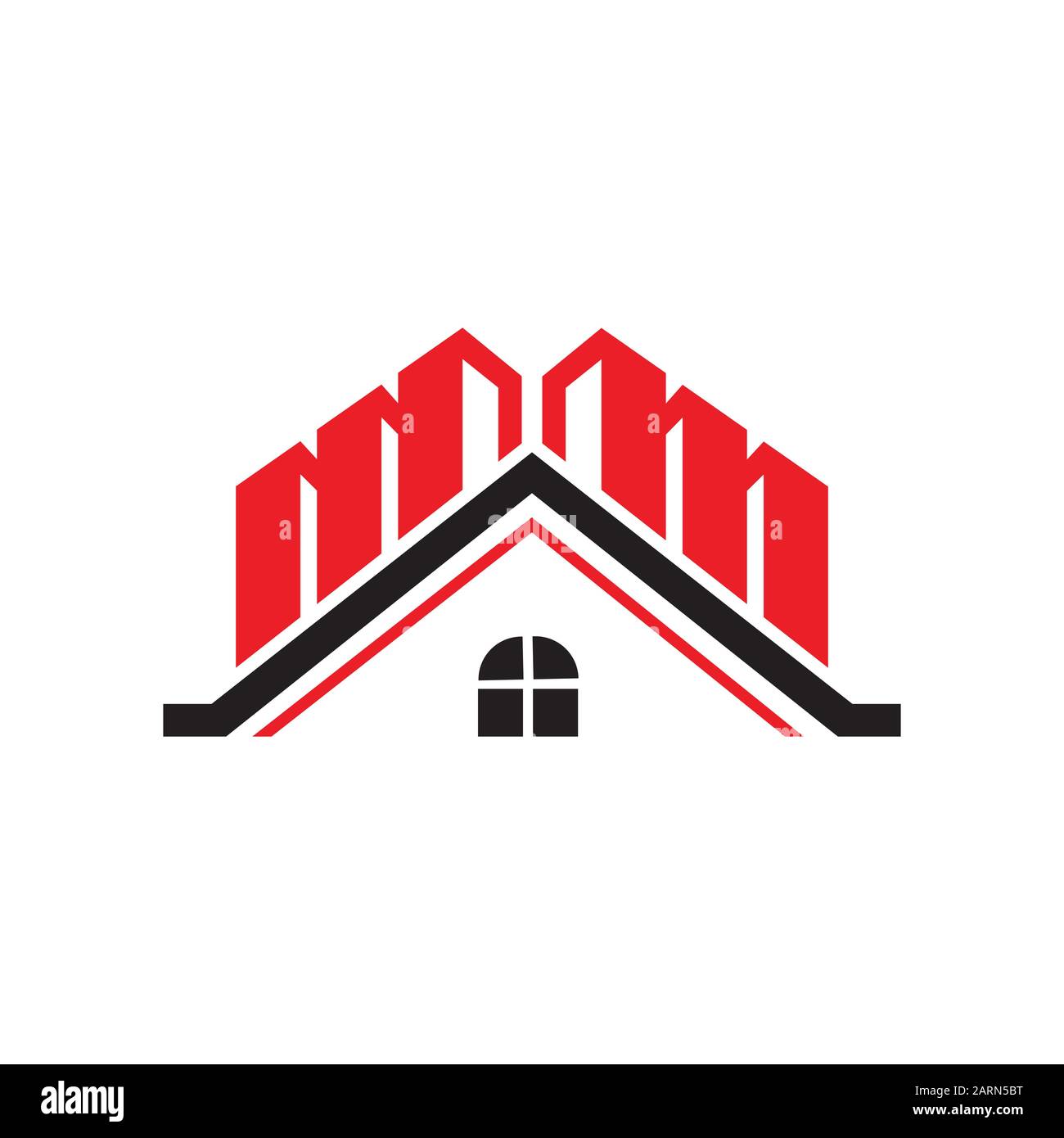 Real Estate Business Logo Vector Template. Abstract house or home logo ...