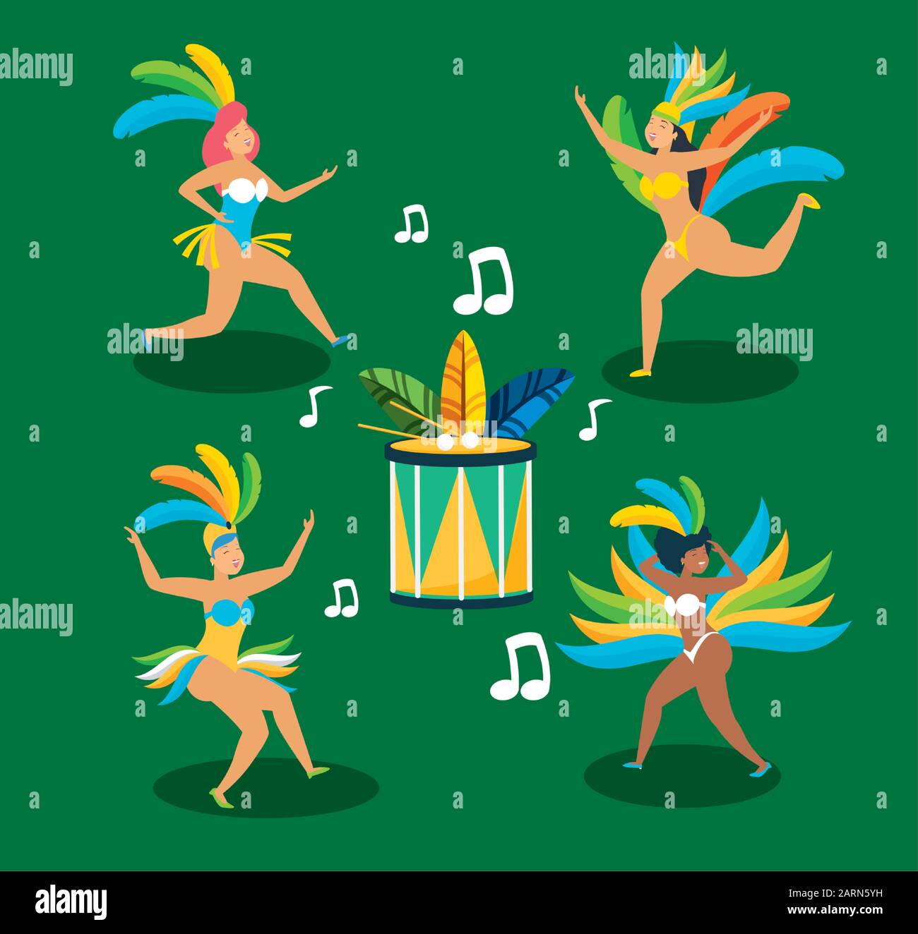 Rio carnival dancing drums hi-res stock photography and images - Alamy