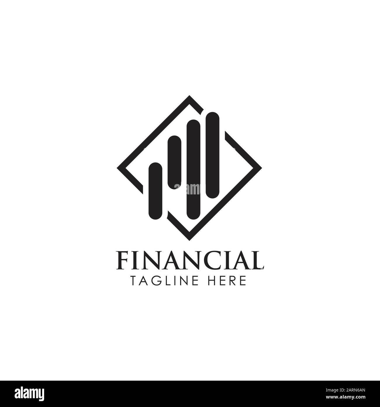 Financial and Accounting Business Logo Design. Marketing Chart ...