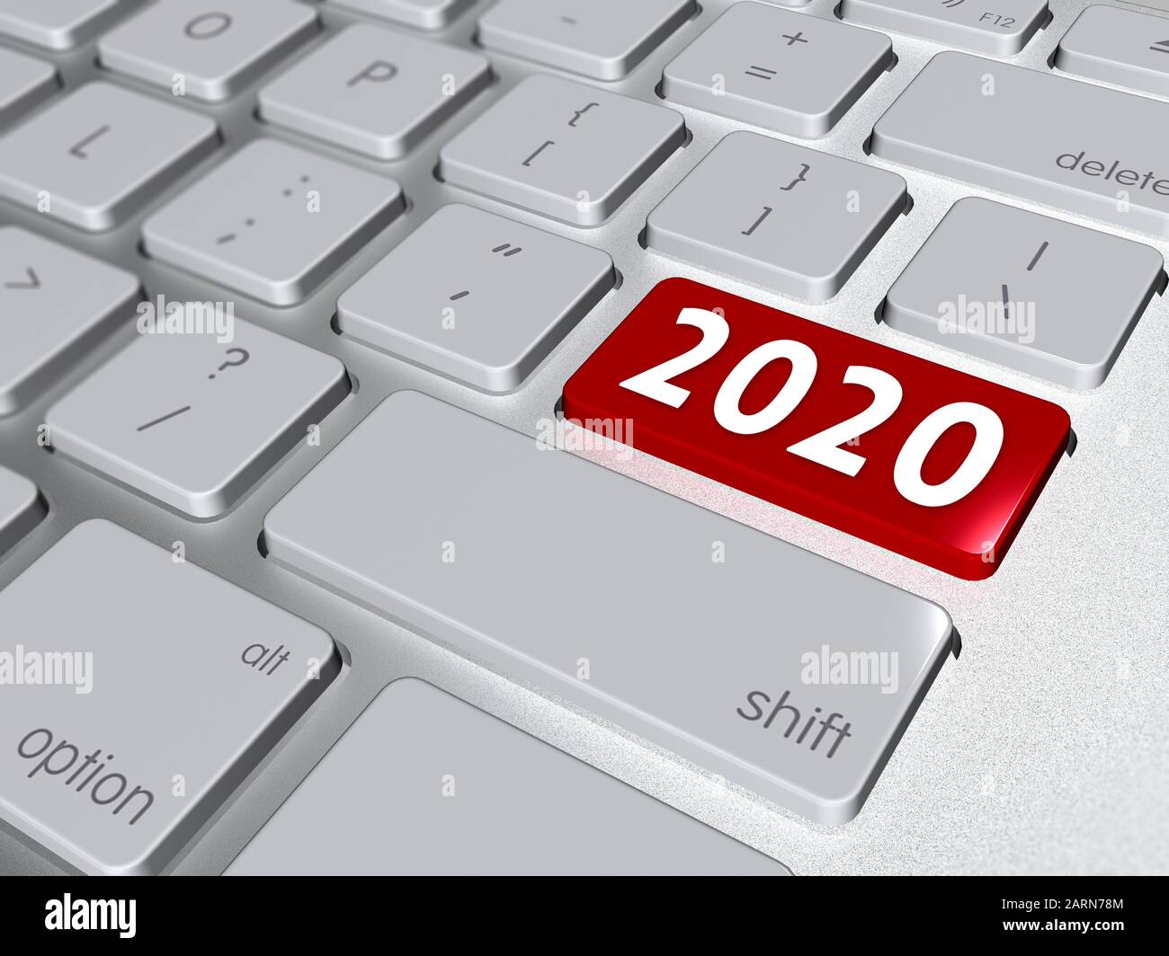 3d keyboard key blank hi-res stock photography and images - Alamy