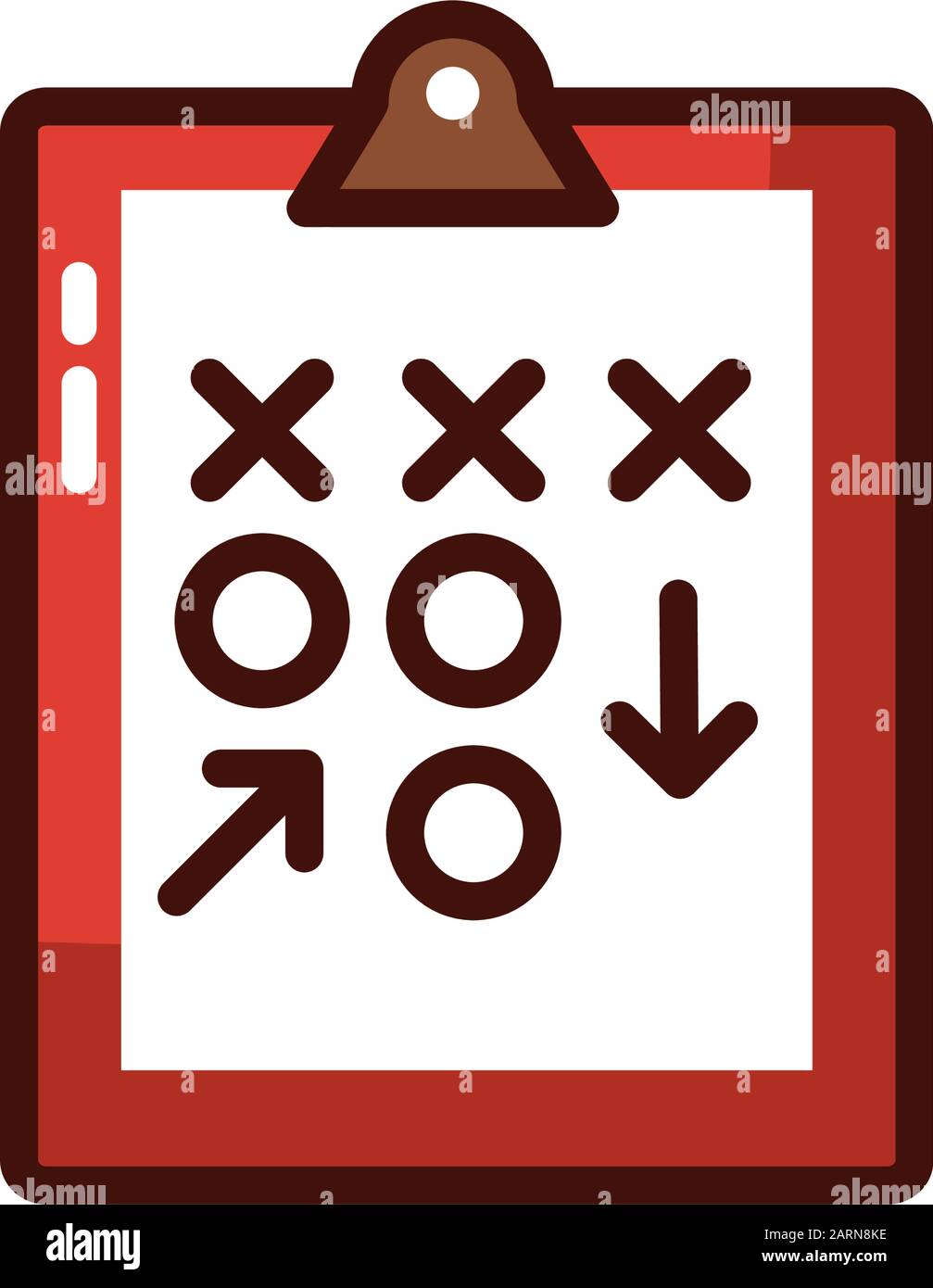 checklist clipboard with arrow icon Stock Vector Image & Art - Alamy