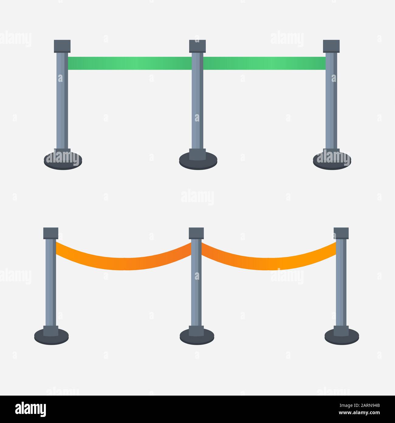 barrier fence isolated vector illustration Stock Vector Image & Art - Alamy