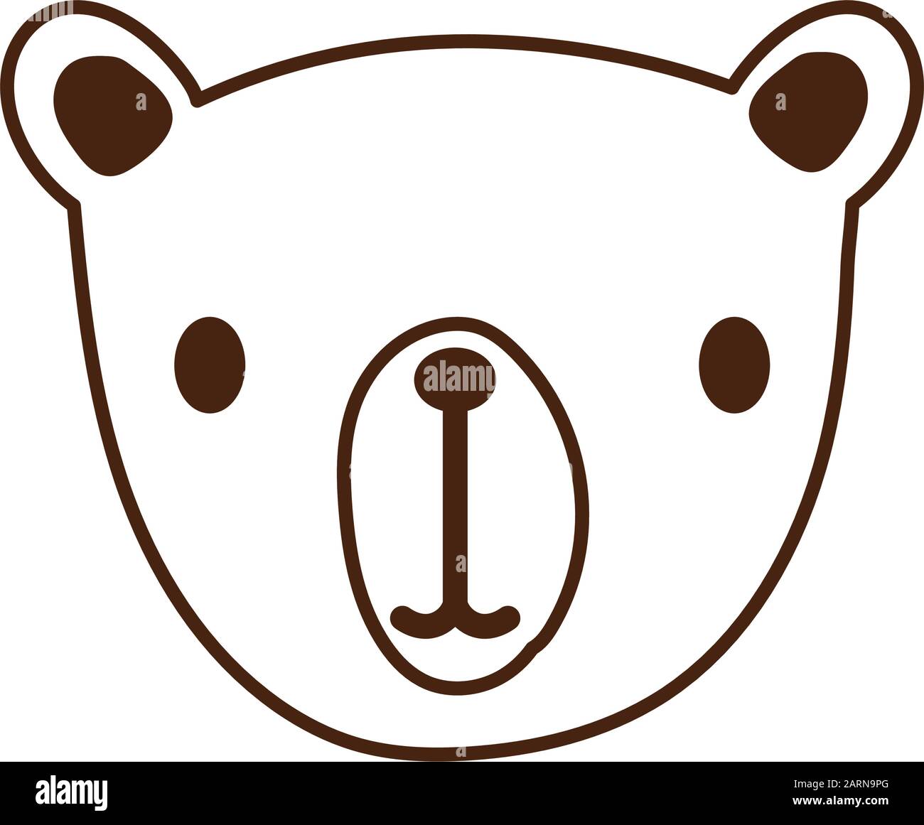 cute bear wild animal character icon Stock Vector Image & Art - Alamy