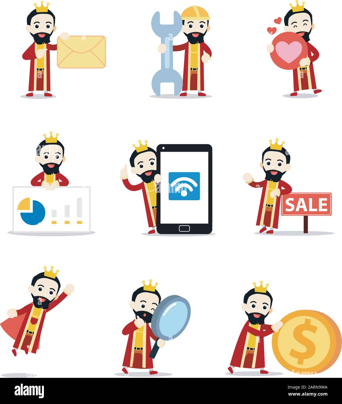 Medieval King And Queen Clipart