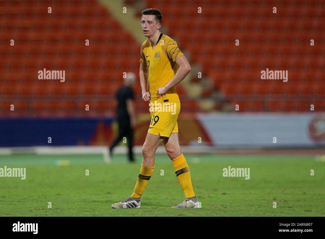 Bangkok, Thailand. 25th Jan, 2020. Australia's Daniel Bouman during the ...
