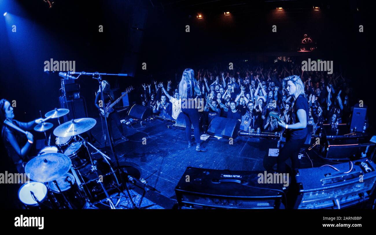 Copenhagen, Denmark. 25th, January 2020. The Danish doom metal band ...