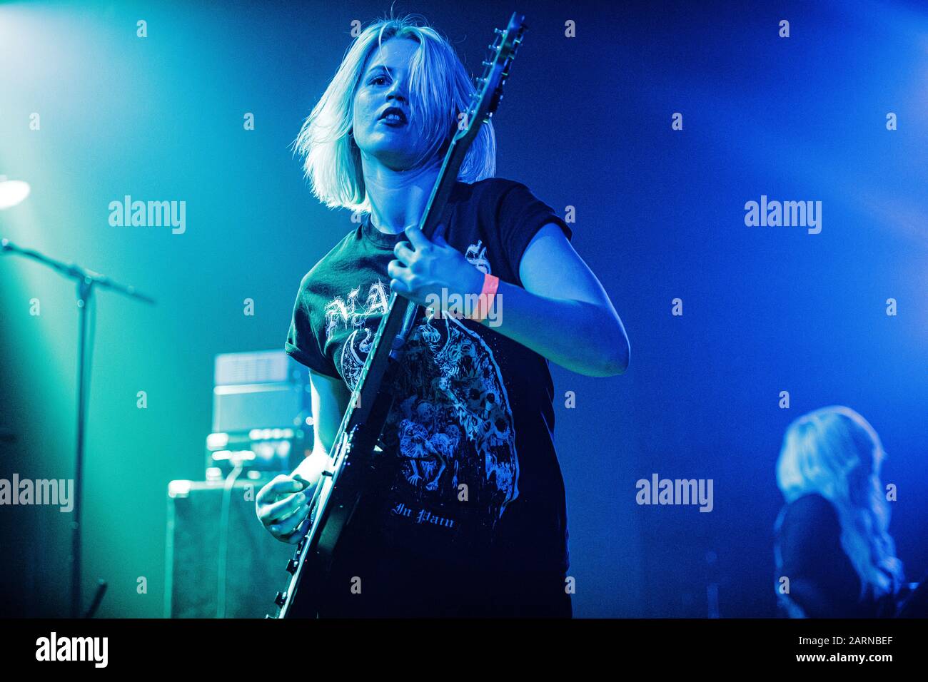 Copenhagen, Denmark. 25th, January 2020. The Danish doom metal band ...