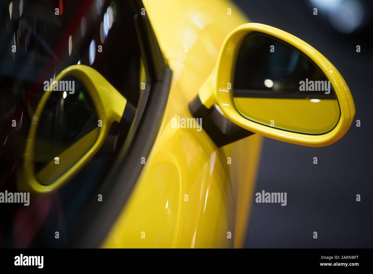 Closeup shot cars mirror hi-res stock photography and images - Alamy