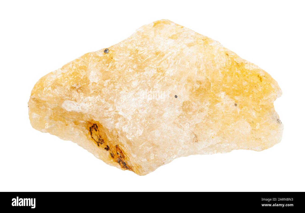 closeup of sample of natural mineral from geological collection - raw ...