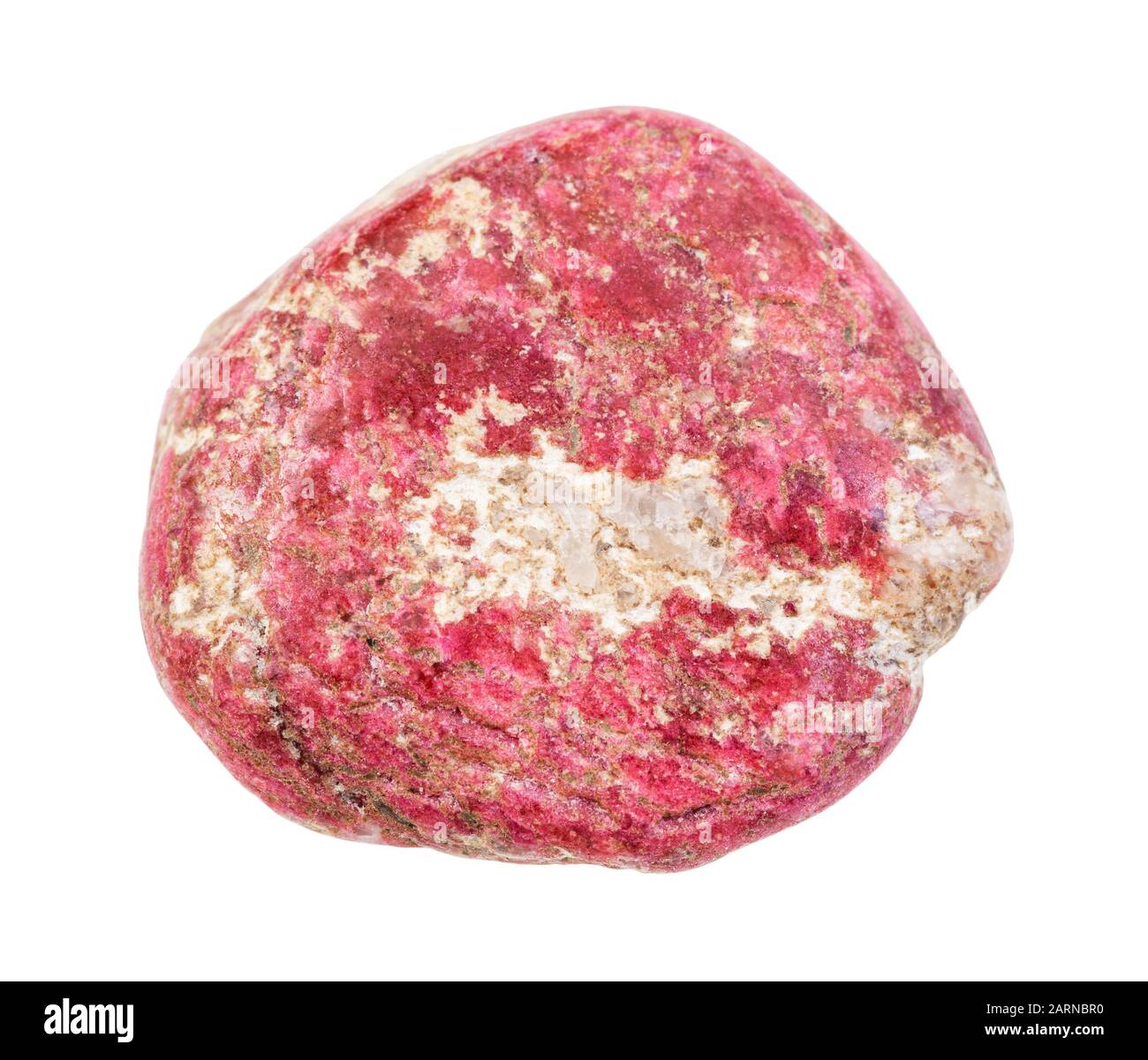 closeup of sample of natural mineral from geological collection ...