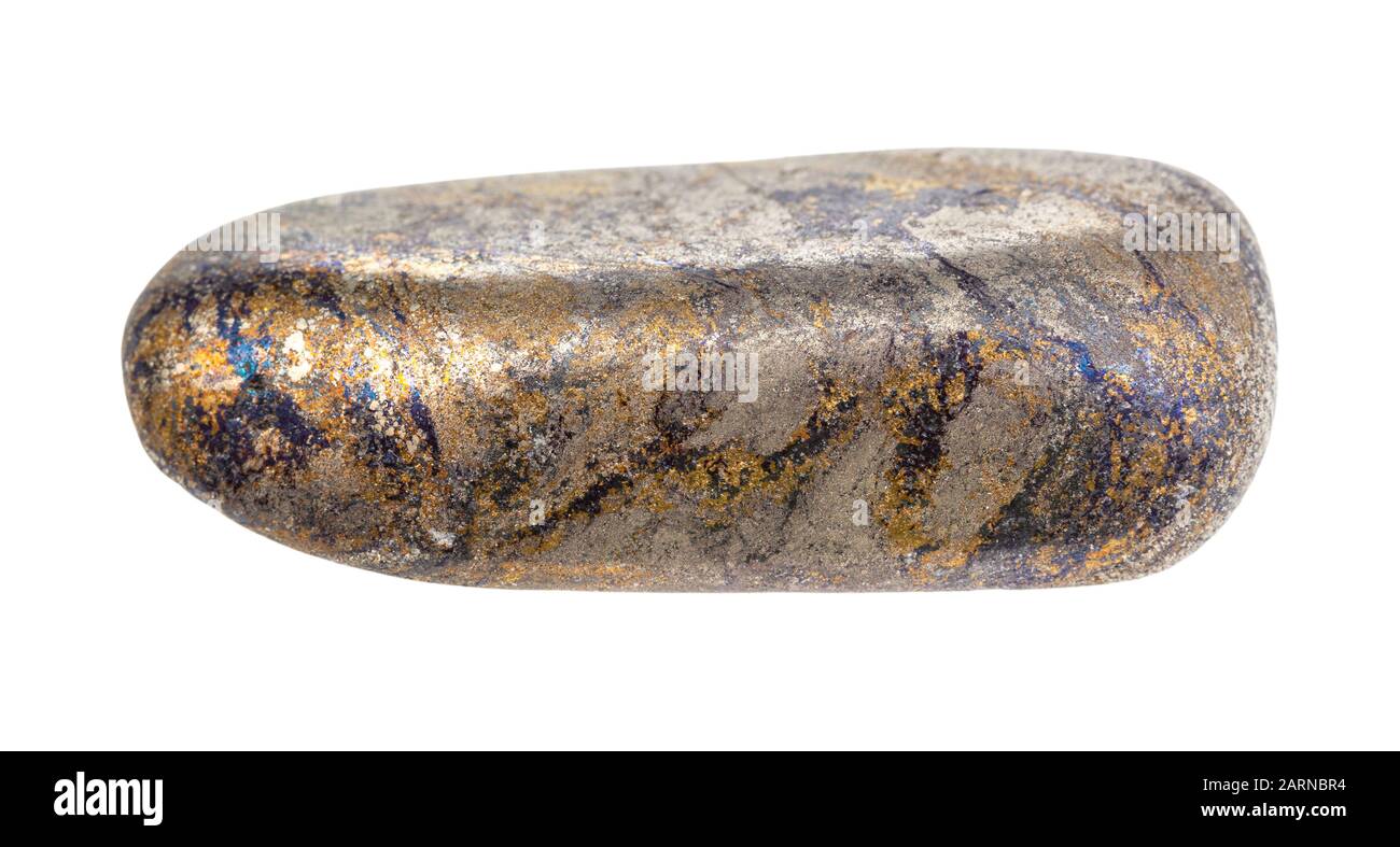 closeup of sample of natural mineral from geological collection ...