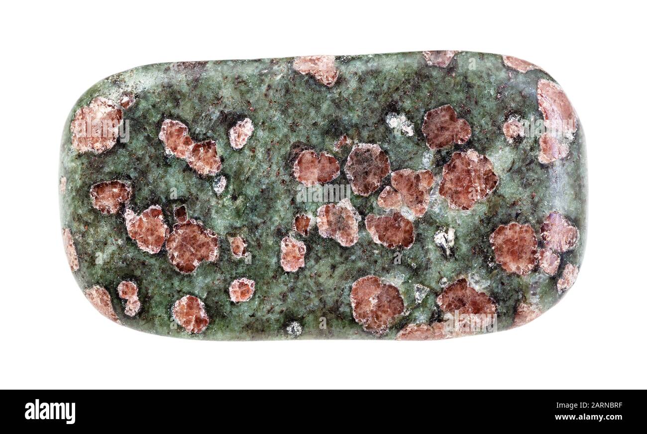 closeup of sample of natural mineral from geological collection ...