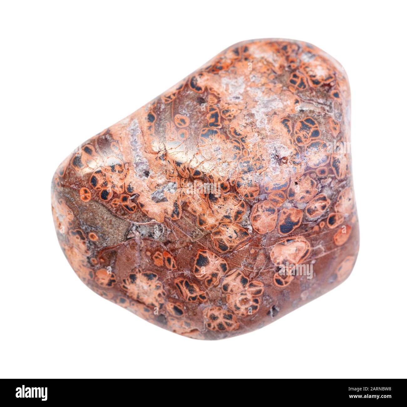 closeup of sample of natural mineral from geological collection ...