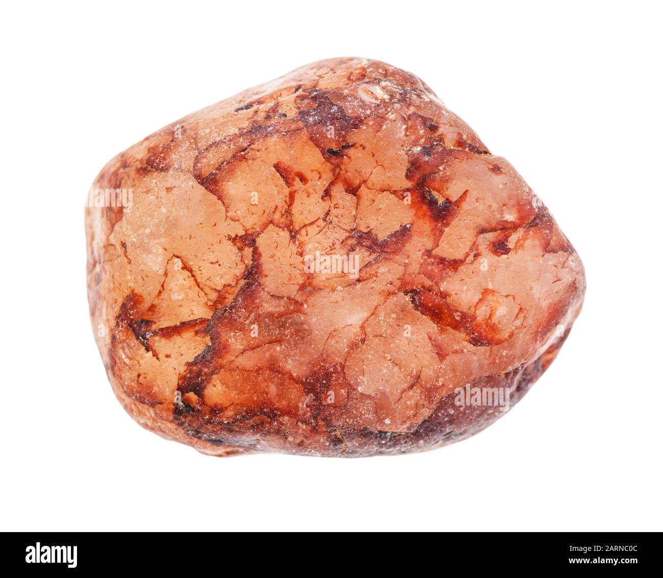 closeup of sample of natural mineral from geological collection ...