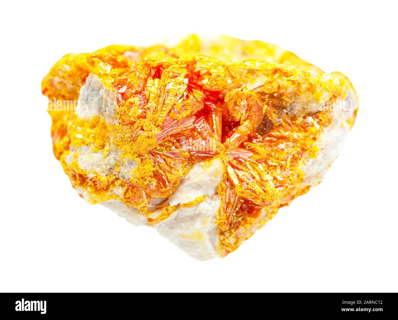 closeup of sample of natural mineral from geological collection - druse ...