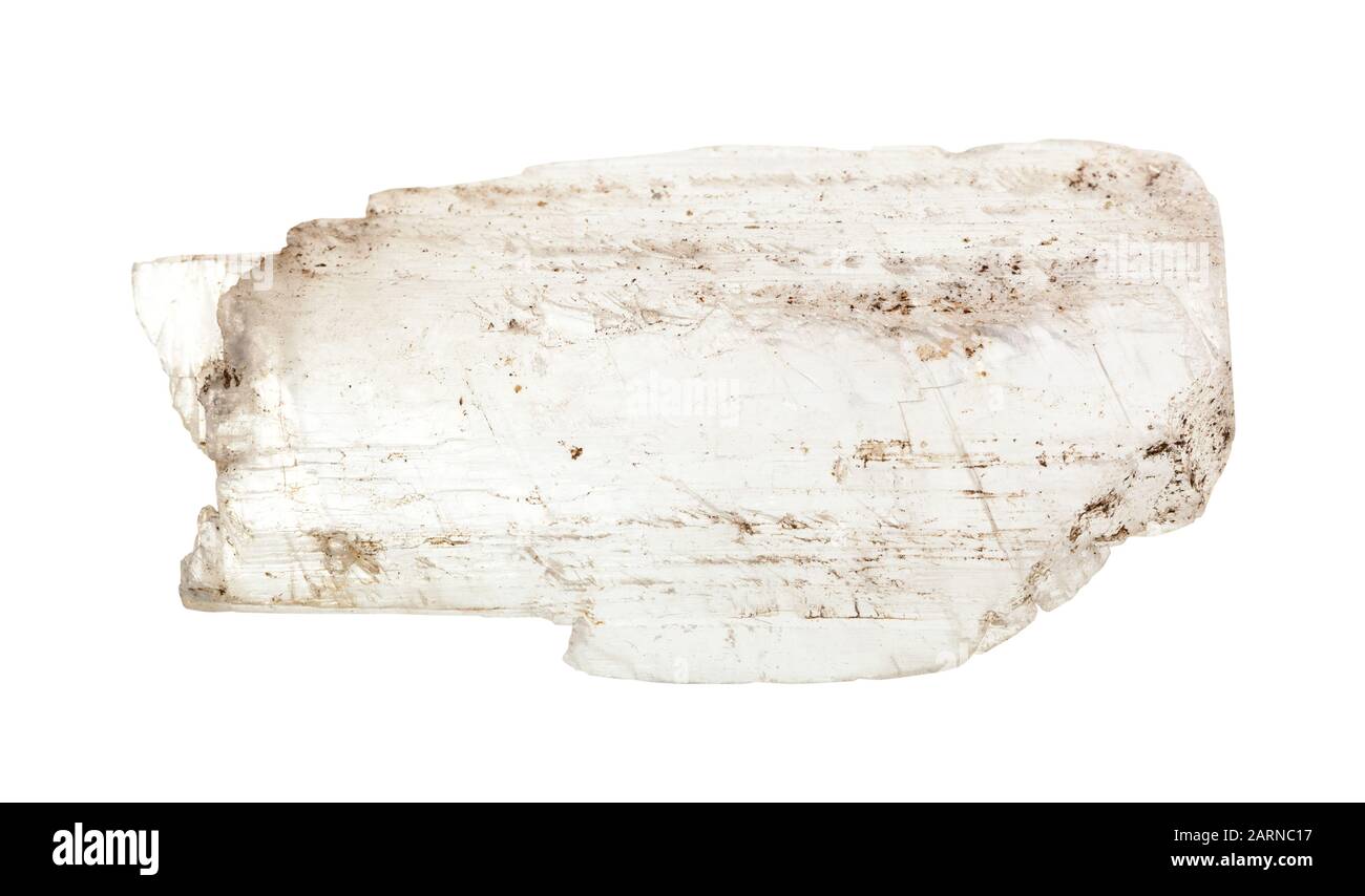 closeup of sample of natural mineral from geological collection ...