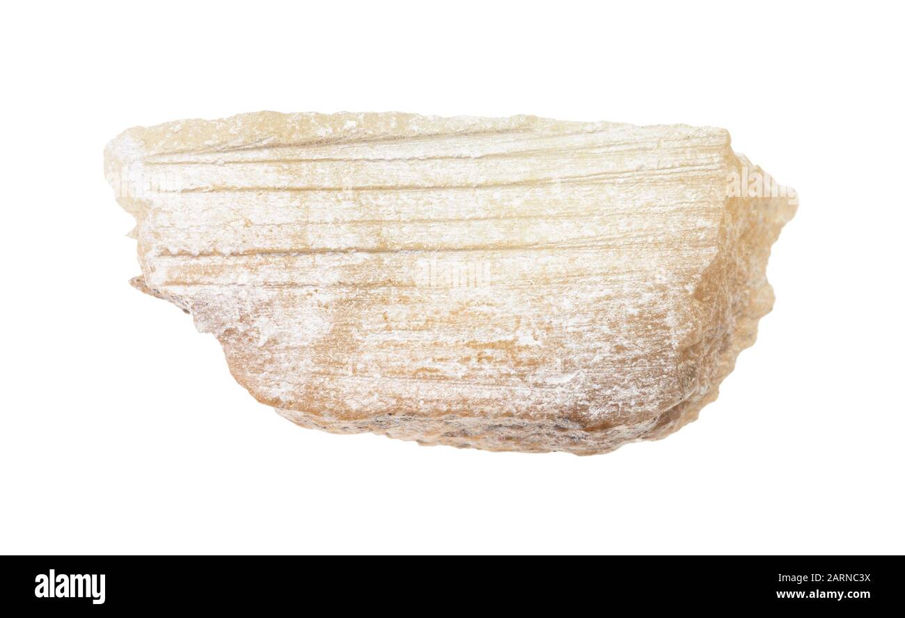 closeup of sample of natural mineral from geological collection ...