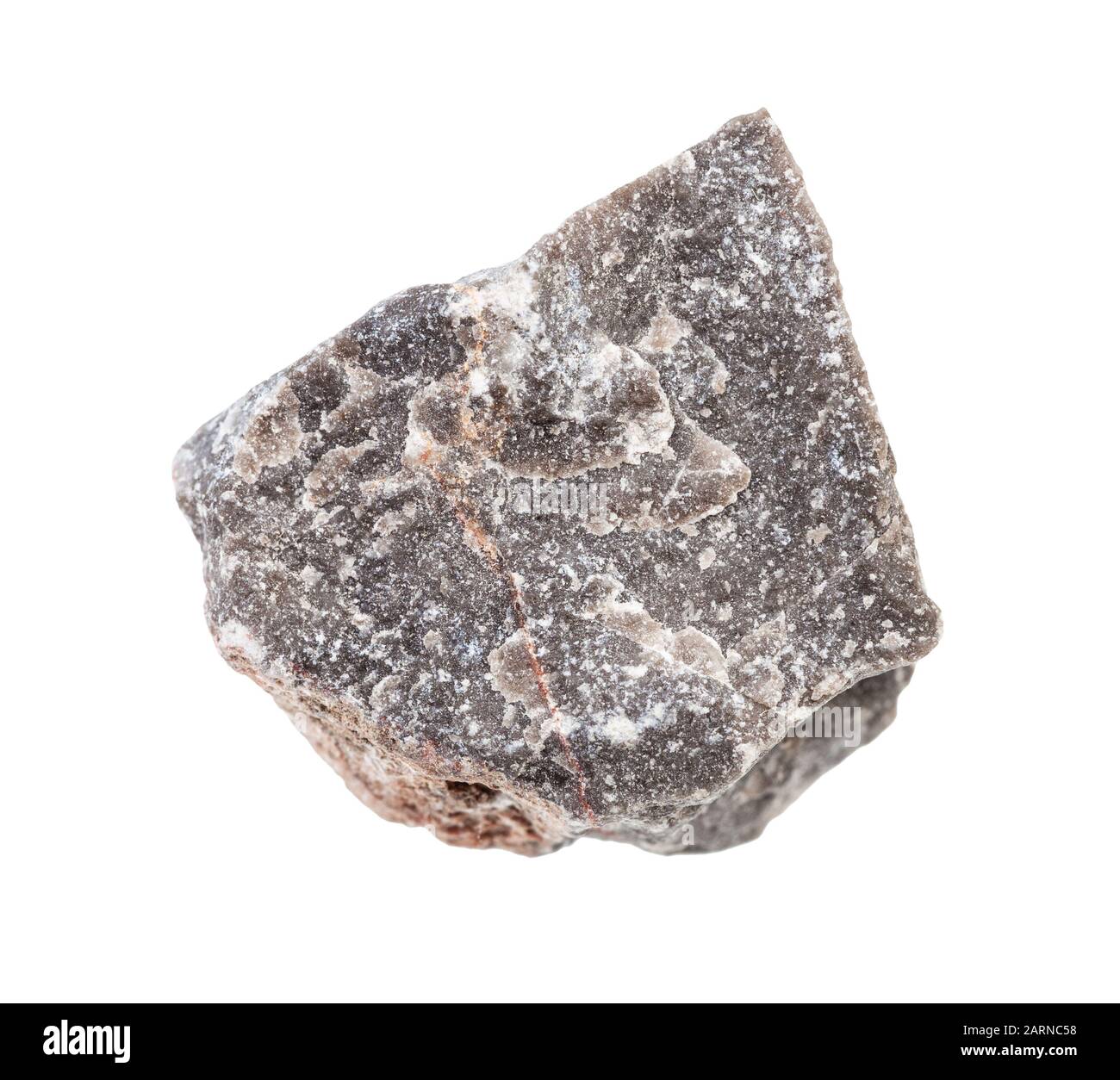 closeup of sample of natural mineral from geological collection ...