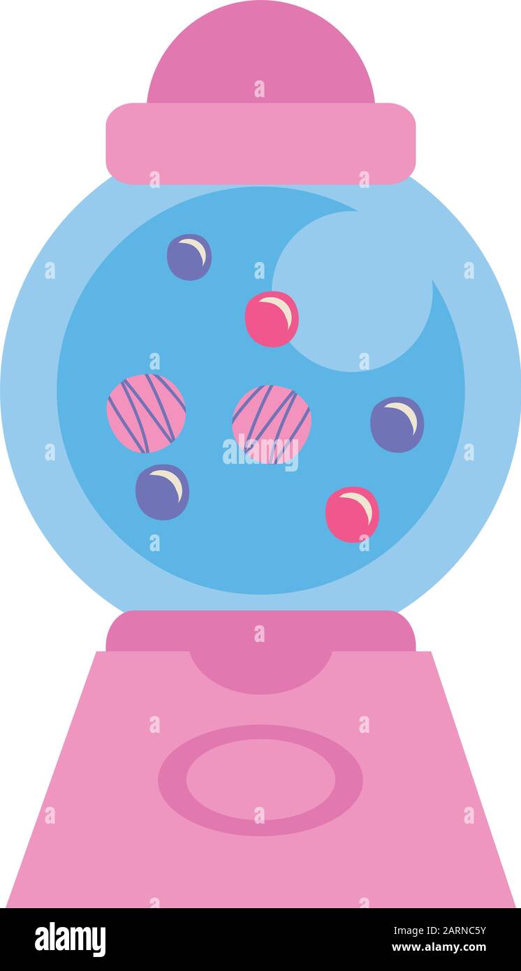 Candy gumball machine isolated Stock Vector Images - Alamy