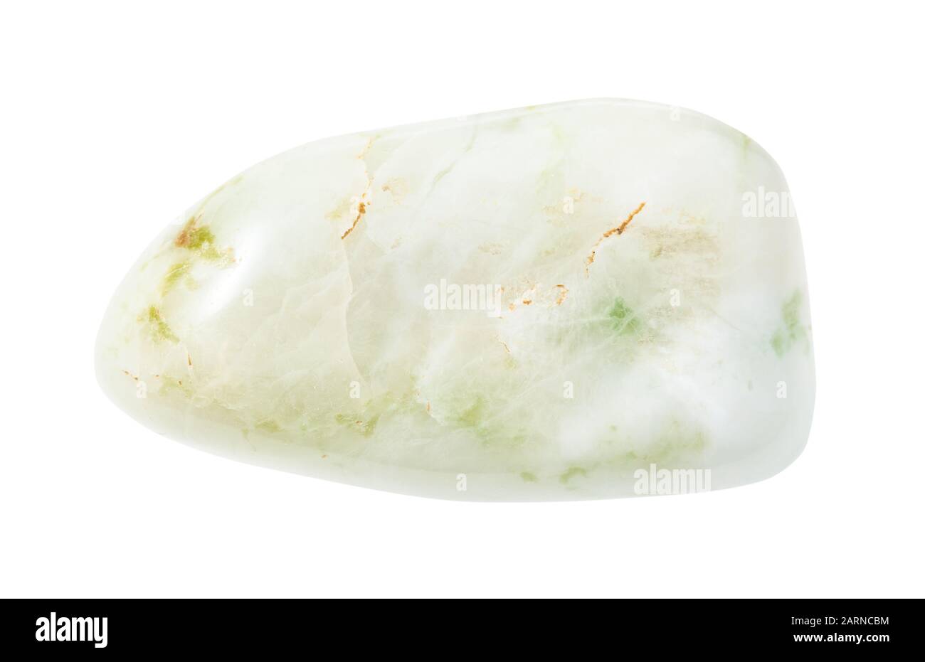 closeup of sample of natural mineral from geological collection ...