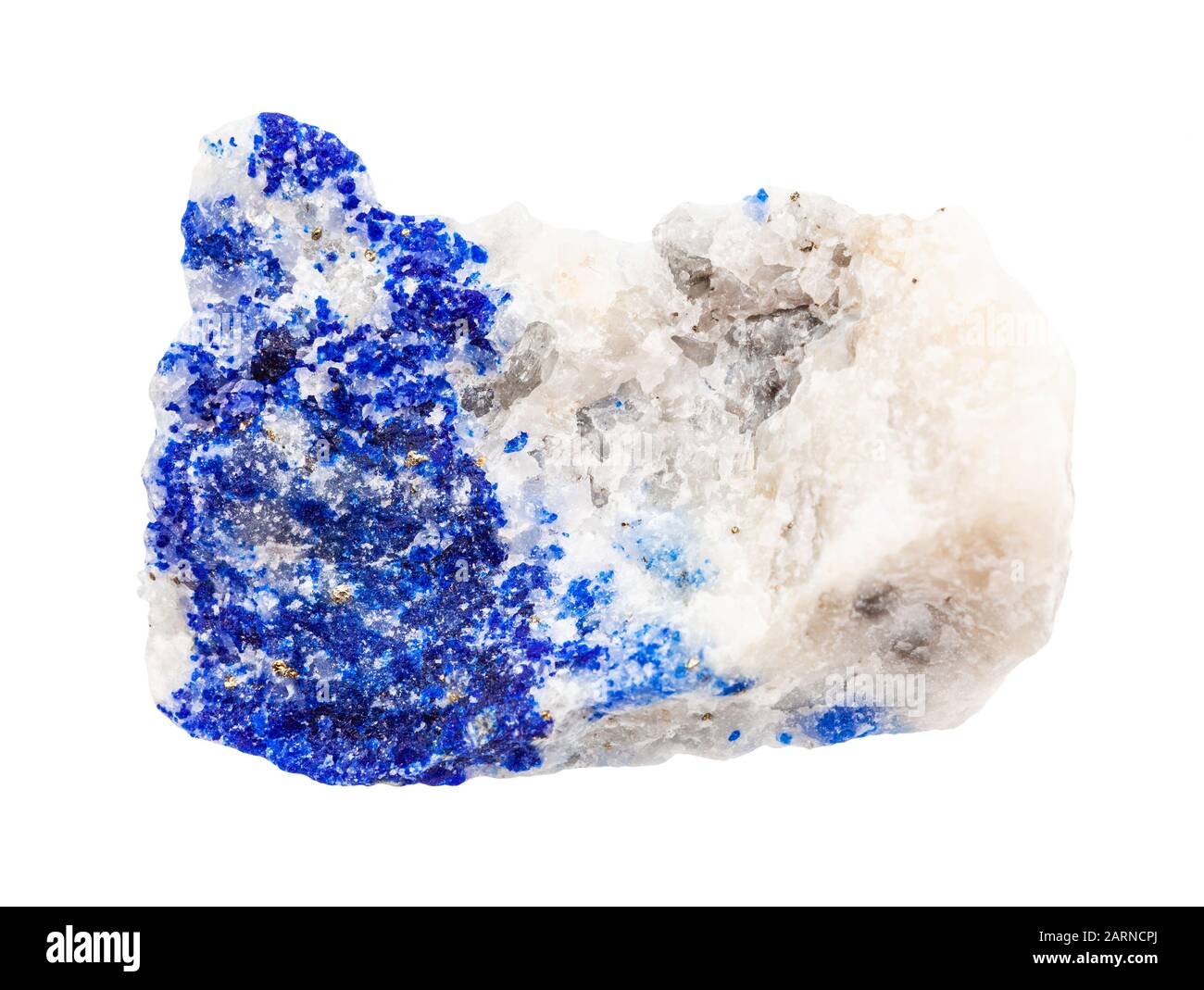 closeup of sample of natural mineral from geological collection - raw ...