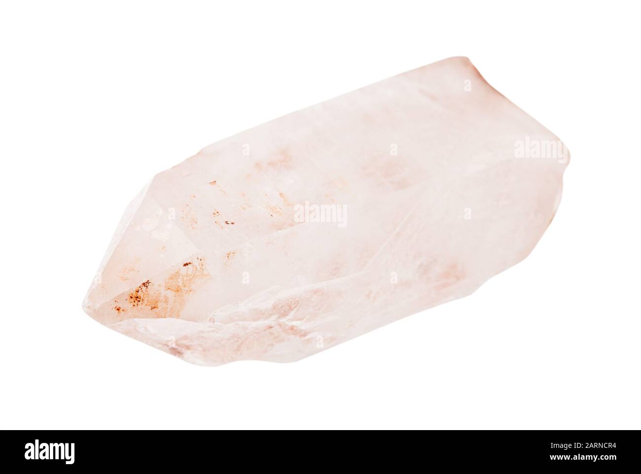 closeup of sample of natural mineral from geological collection - raw ...