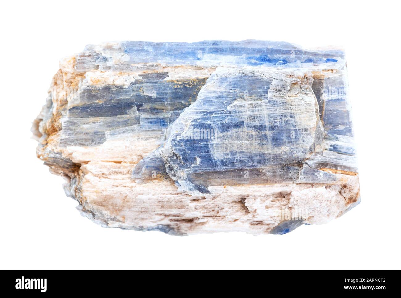 closeup of sample of natural mineral from geological collection - rough ...