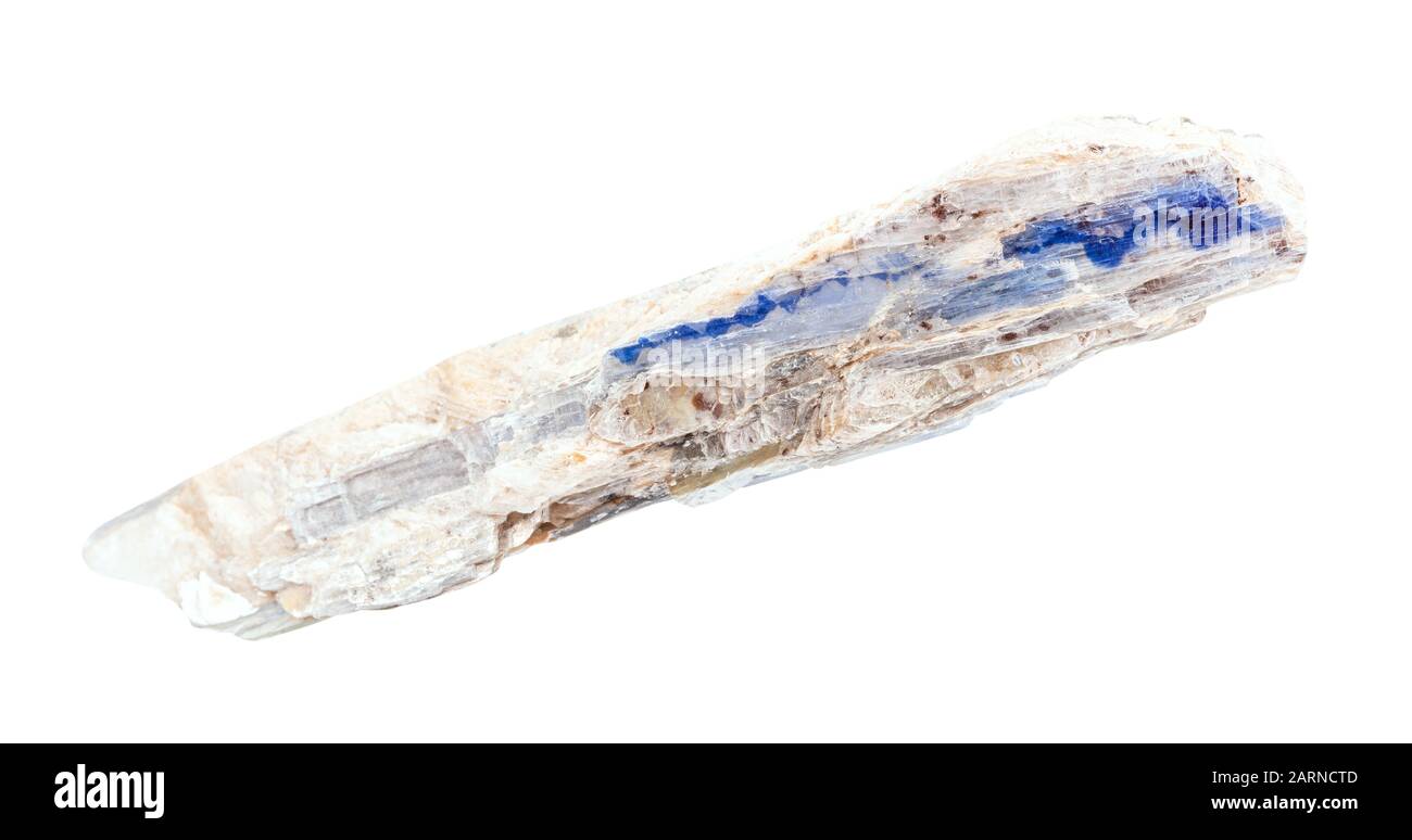 closeup of sample of natural mineral from geological collection - rough ...