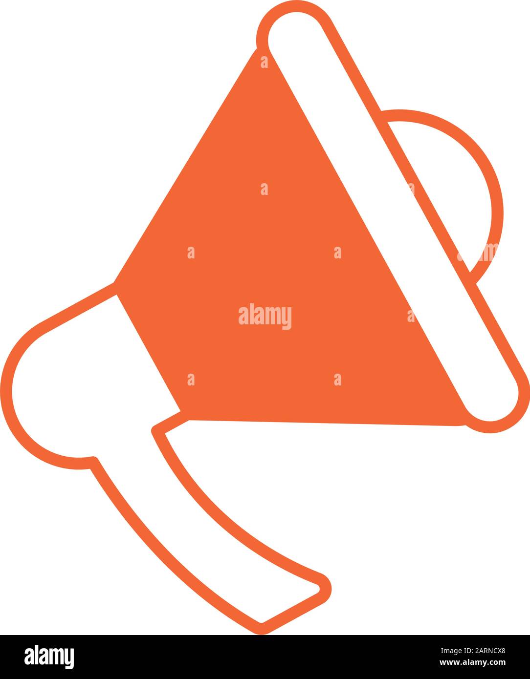 megaphone sound device isolated icon Stock Vector Image & Art - Alamy