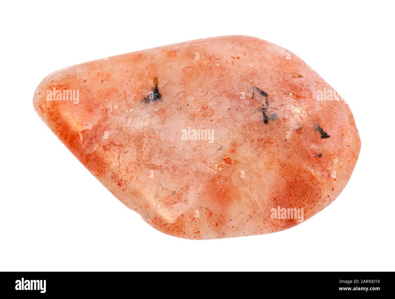 closeup of sample of natural mineral from geological collection ...