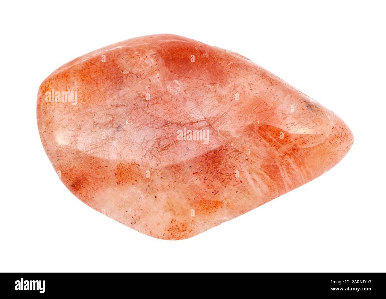 closeup of sample of natural mineral from geological collection ...