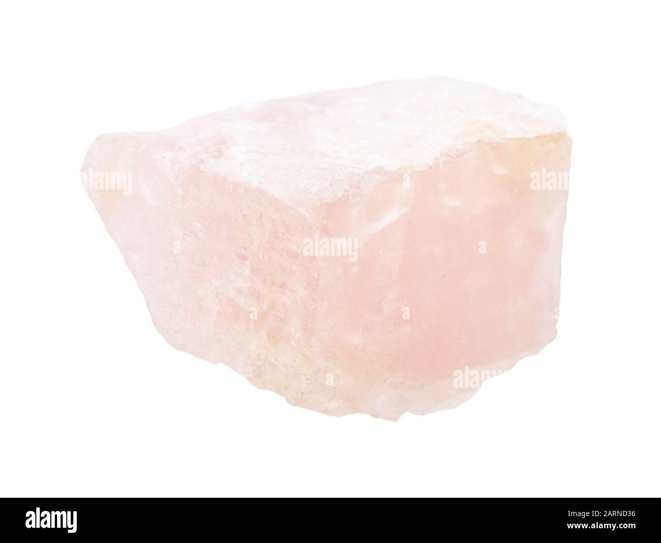 closeup of sample of natural mineral from geological collection - rough ...