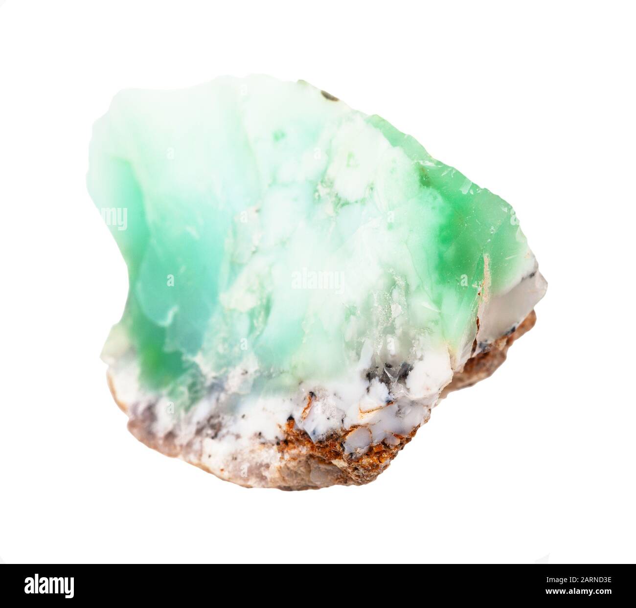 closeup of sample of natural mineral from geological collection - raw ...