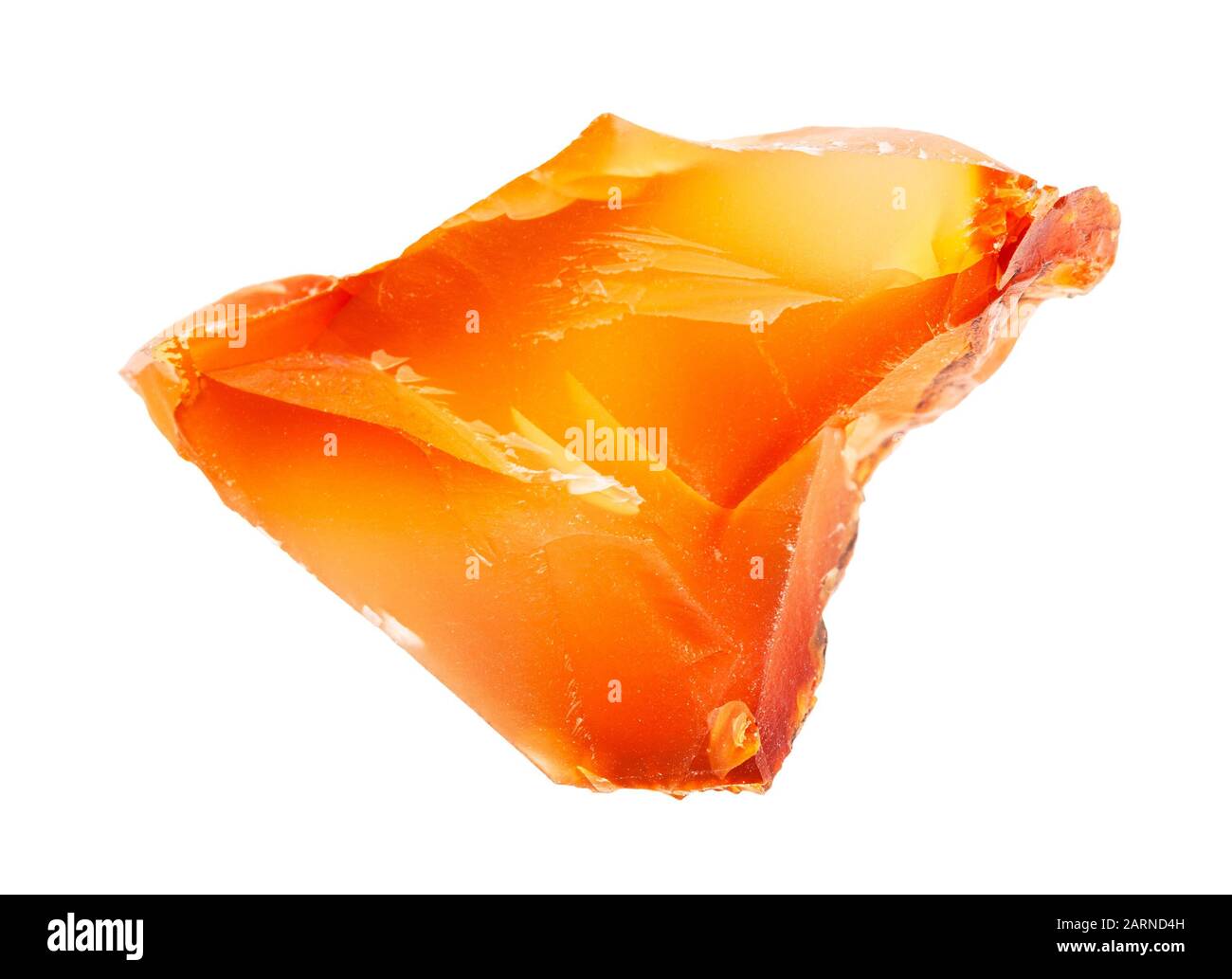 closeup of sample of natural mineral from geological collection - rough ...