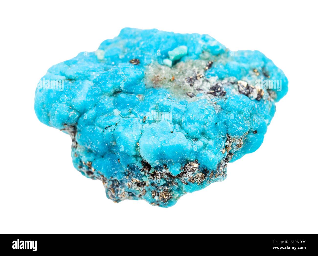closeup of sample of natural mineral from geological collection - rough ...