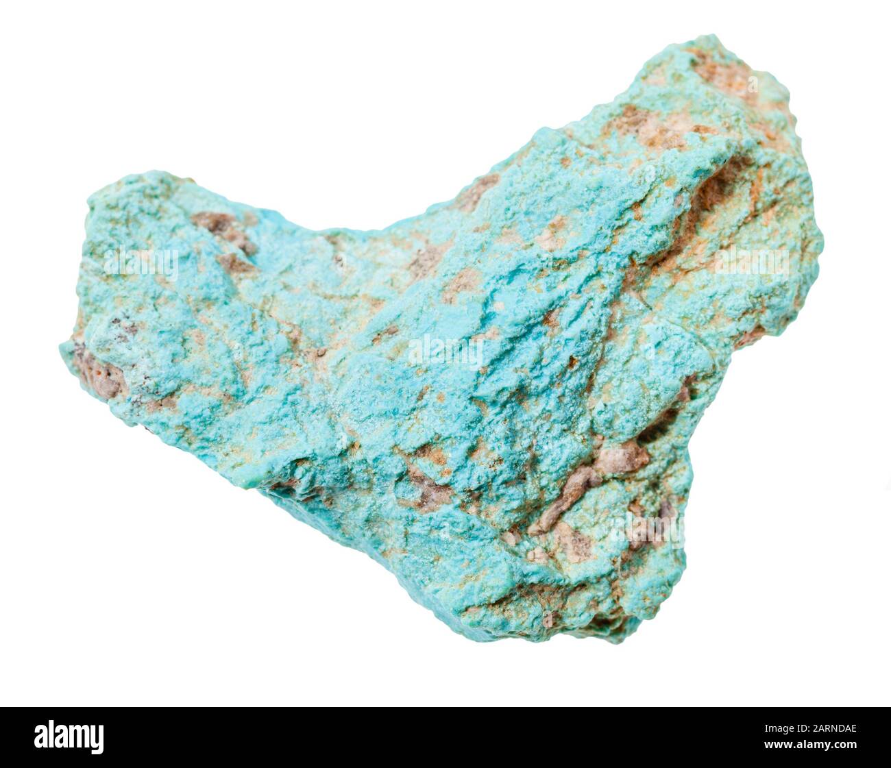 closeup of sample of natural mineral from geological collection - rough ...