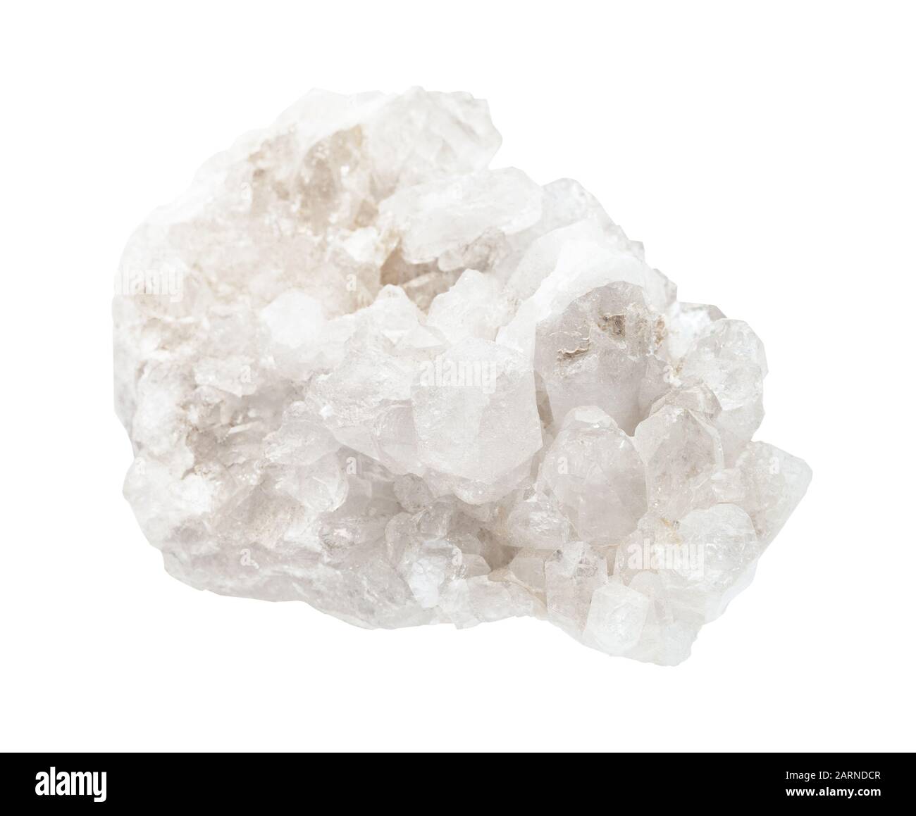 closeup of sample of natural mineral from geological collection ...