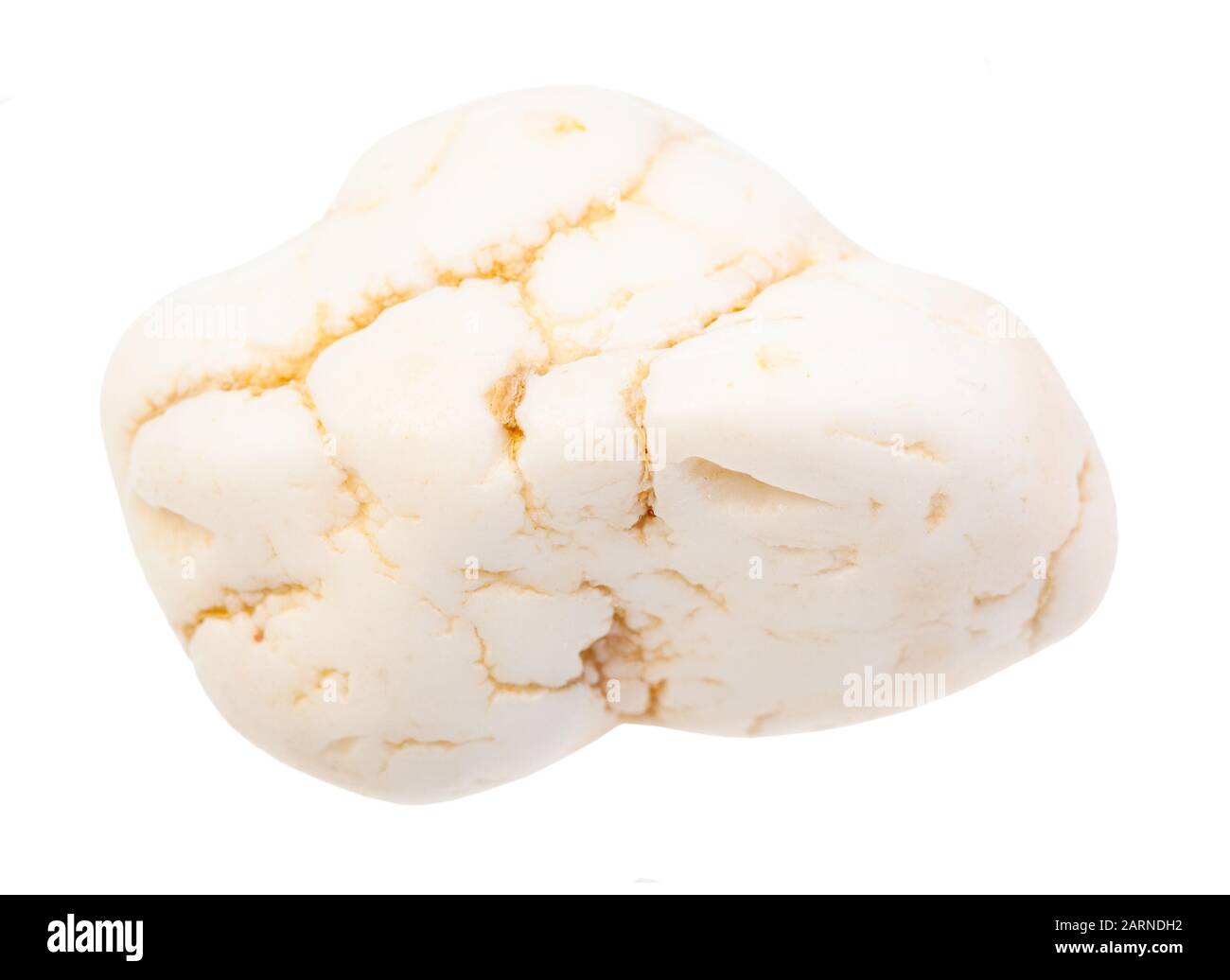 closeup of sample of natural mineral from geological collection ...